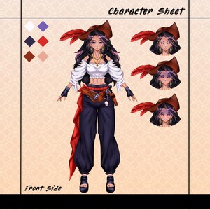 Custom Character Sheet, DND Commission, DND Character, Dungeons and ...