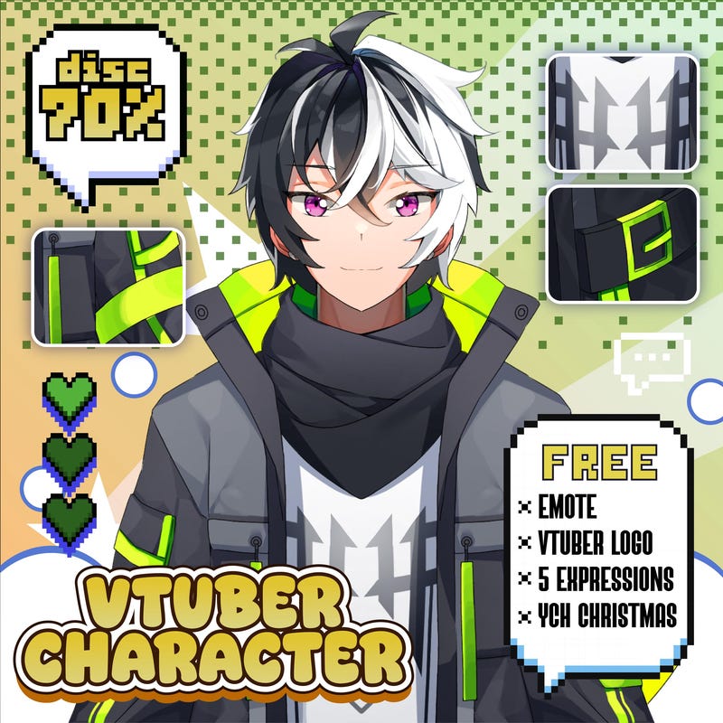 Free Vtuber Male Models - Etsy