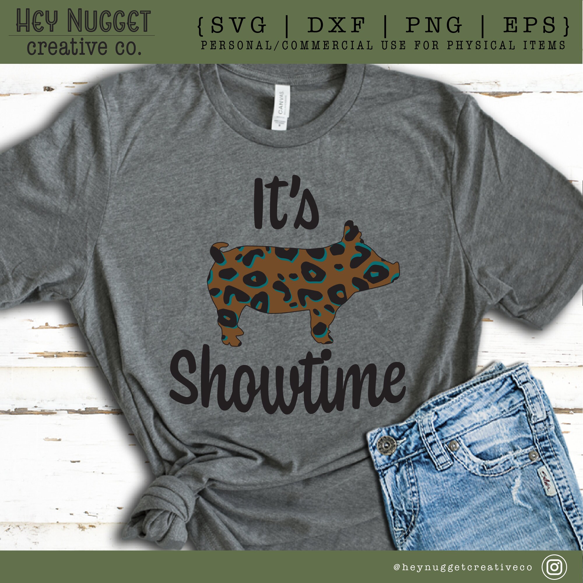 It's Showtime SVG - Stock Show SVG - Stock Show Pig Shirt - Stock Show ...