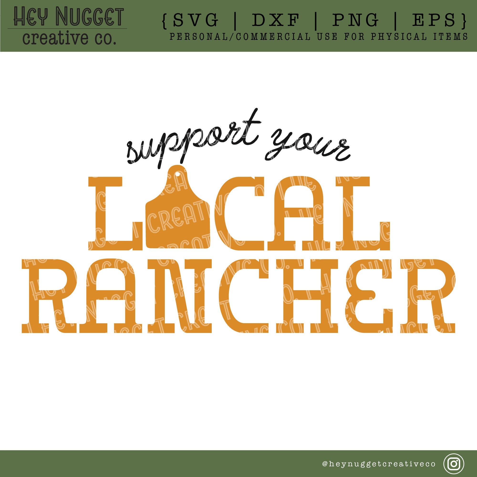 Support Your Local Rancher SVG - Rancher SVG - Ranch Shirt - Ranch SVG ...