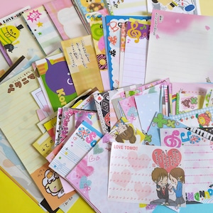 Lots! 150 Sheets Japanese Retro Memo Sheets, 2000s, Kawaii Japanese ...