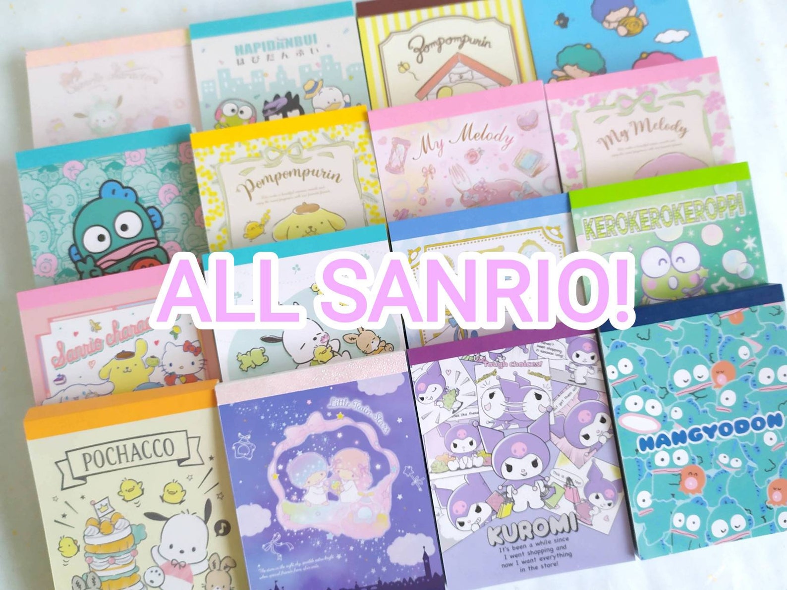 CLEARANCE SALE Mini memo sheets, kawaii grab bag, cute memo pads ...