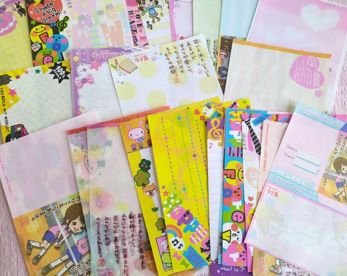 RETRO 2000s Japanese Memo Sheet Grab Bags RARE KAWAII Crux, Q-lia, Kamio, San-x, Sanrio Vintage ...