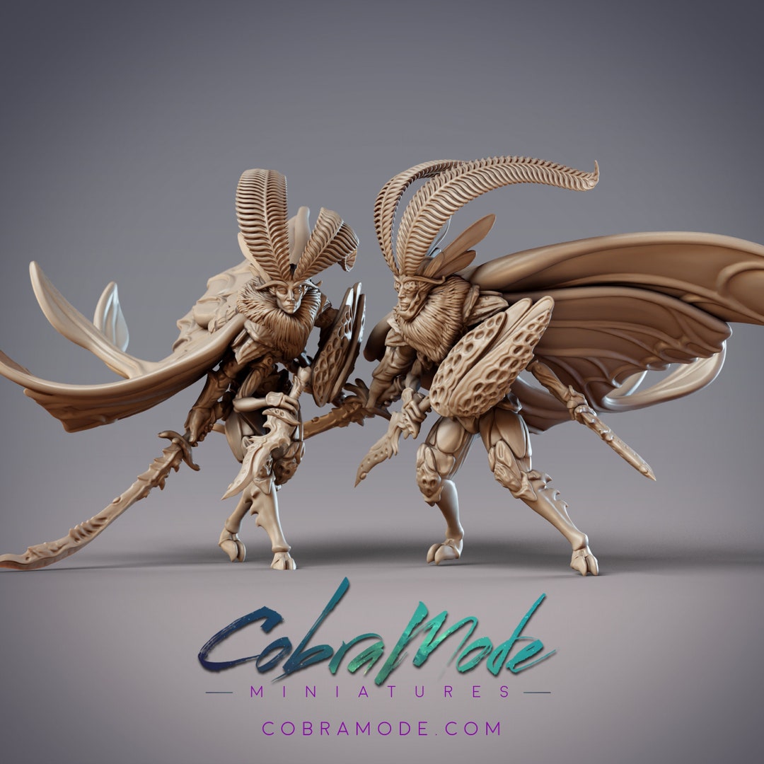 Fidelium Hunters - 32mm/54mm Scale Miniature - (with Dnd 5ed. Stats ...