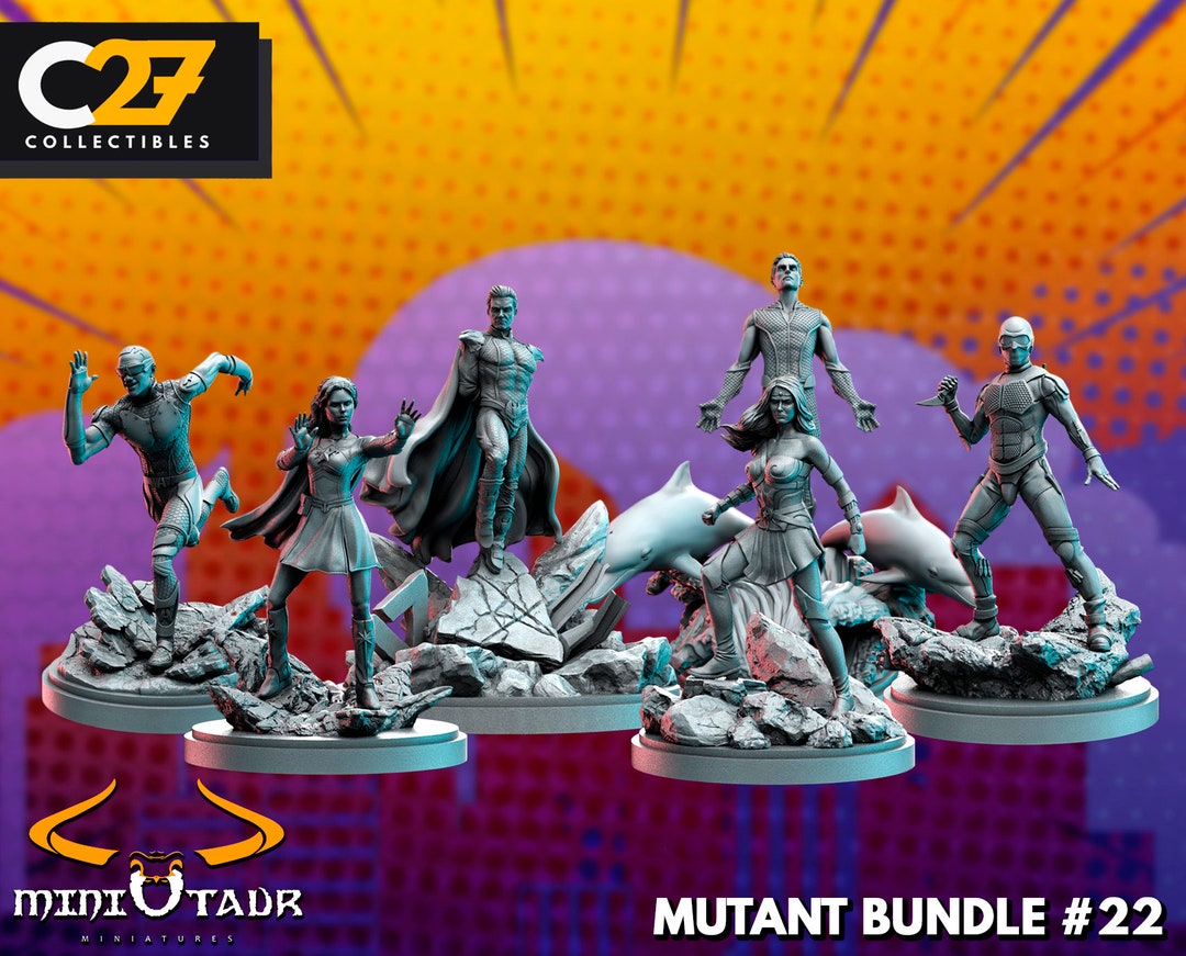 Mutant Bundle #22 - 40mm Scale - C27 Miniatures - Etsy