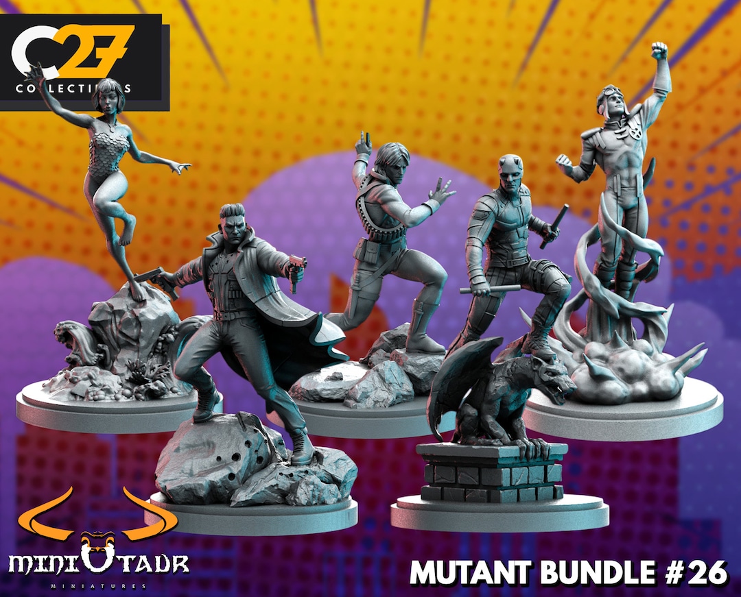 Mutant Bundle #26 - 40mm Scale - C27 Miniatures - Etsy