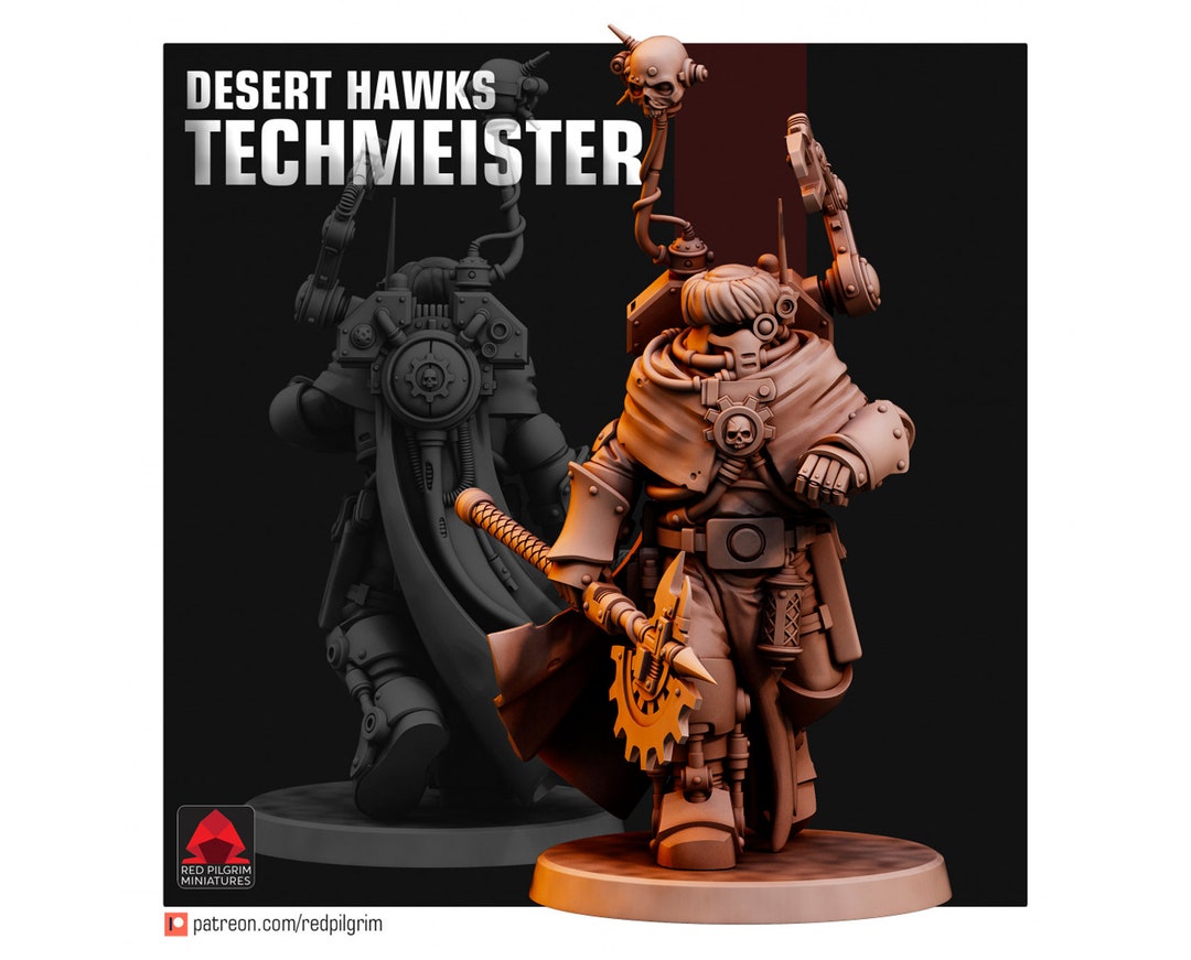 Desert Hawks - Techmeister - 28mm Scale - Red Pilgrim Miniatures - Etsy