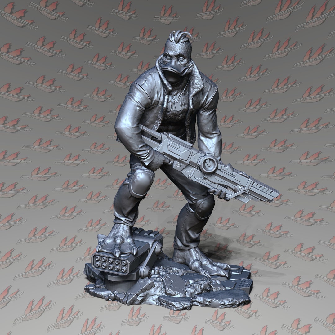Pilot Duck - Miniature 32mm / 75mm / 90mm - PREYCOLLECTIONSTUDIO - Etsy