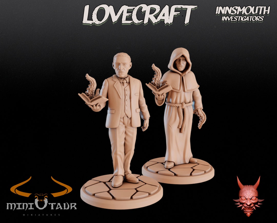Lovecraft - 32mm Scale Miniature - Innsmouth Investigators - From ...
