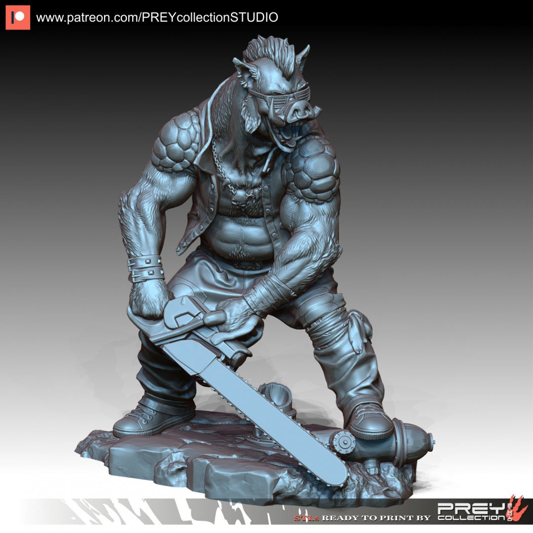 Wild Boar - 32mm/75mm/90mm - From PREYCOLLECTIONSTUDIO - Etsy