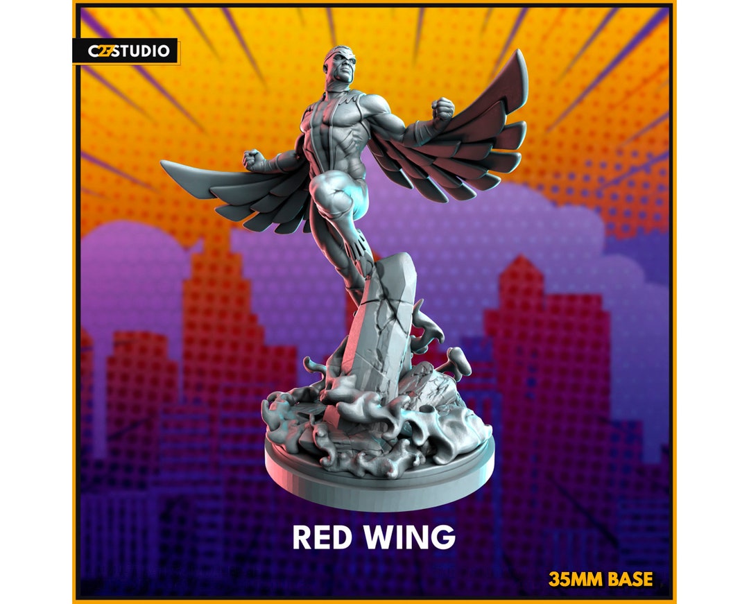 Red Wing - 40mm Scale - C27 Miniatures - Etsy