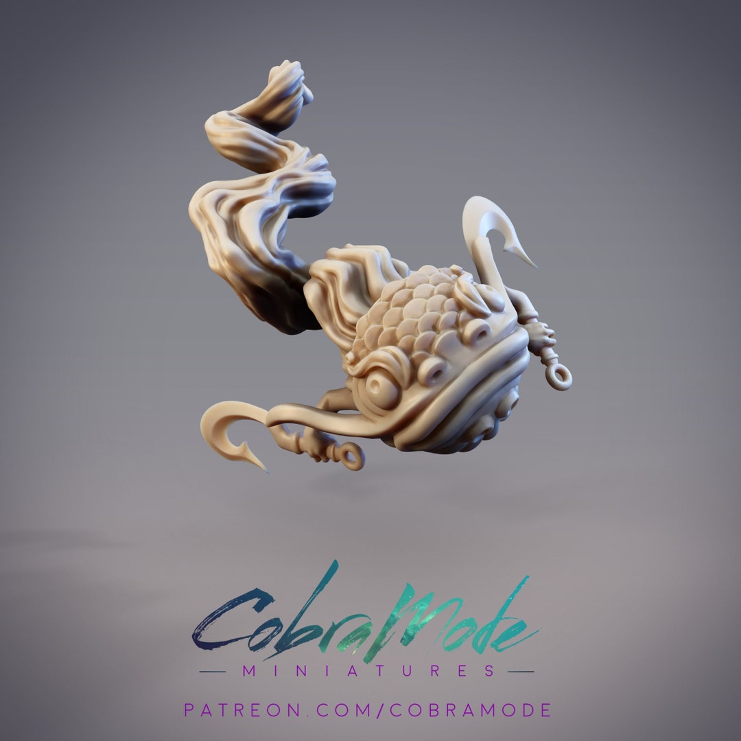 Onibi Spirit With Koi Mask - 32mm - - 32mm/54mm Scale Miniature - (with ...