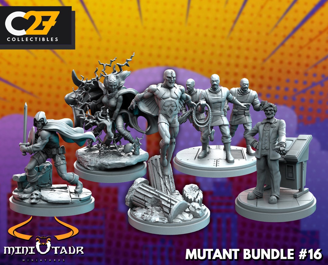 Mutant Bundle #16 - 40mm Scale - C27 Miniatures - Etsy