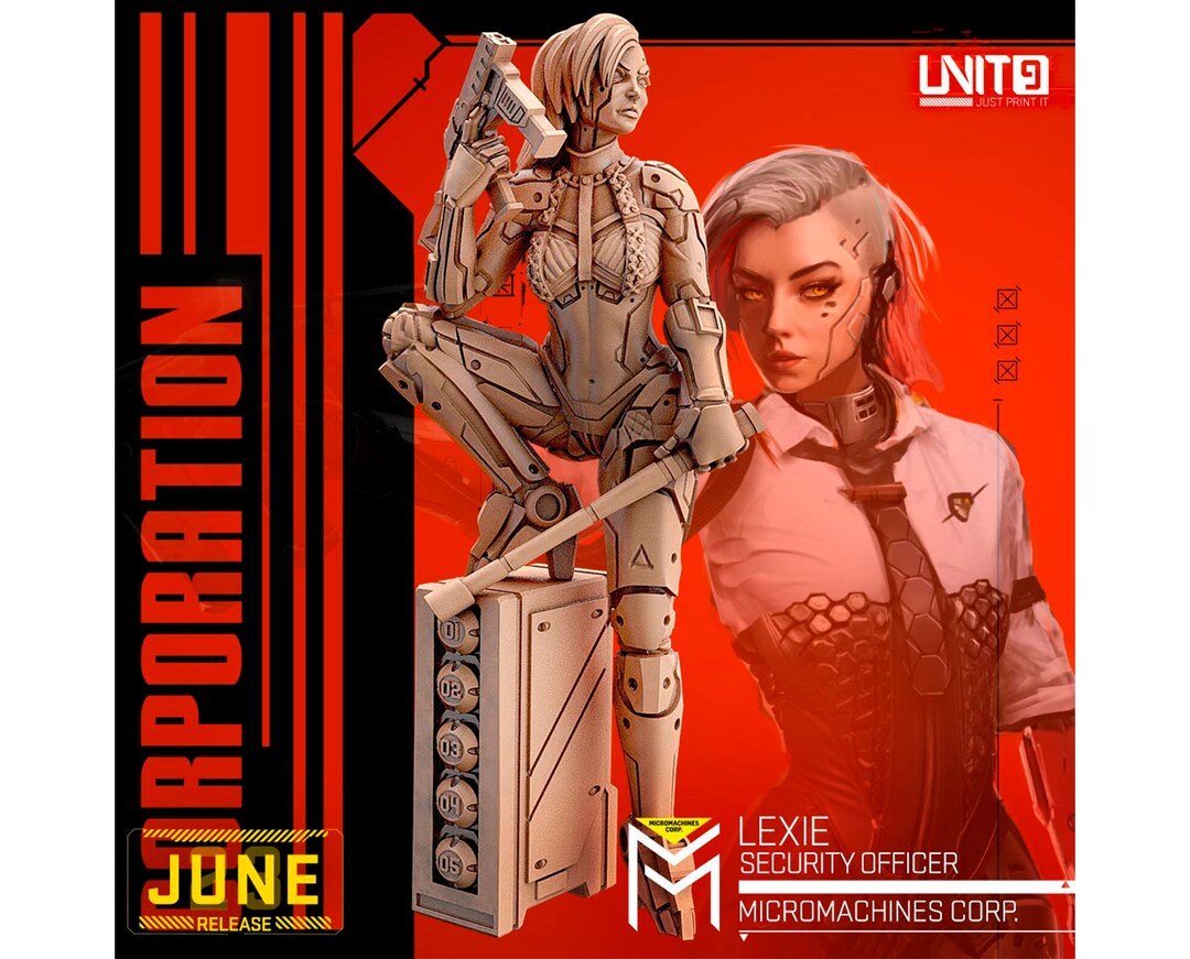 Lexie - Micromachines Corp. - 32mm Scale - Unit9 Miniatures - Etsy
