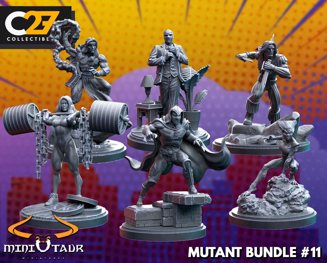 Mutant Bundle #11 - 40mm Scale - C27 Miniatures - Etsy