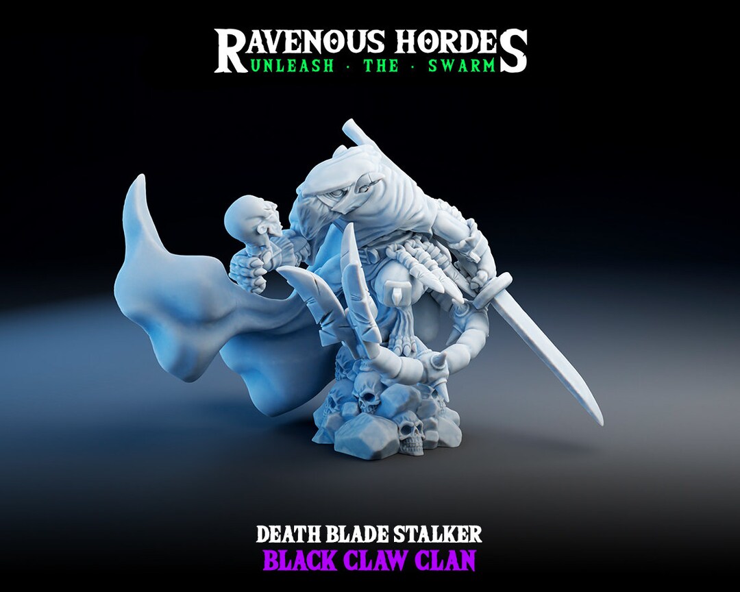 Deathblade Stalker Black Claw Clan Ravenous Hordes - Etsy