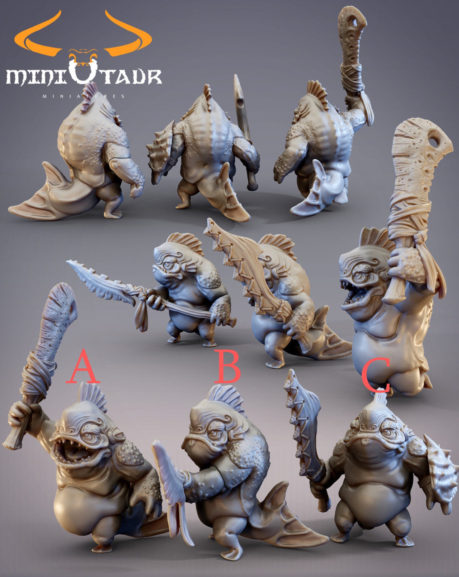 Sommos Jow 32mm/54mm Scale Miniature with Dnd 5ed. Stats - Etsy