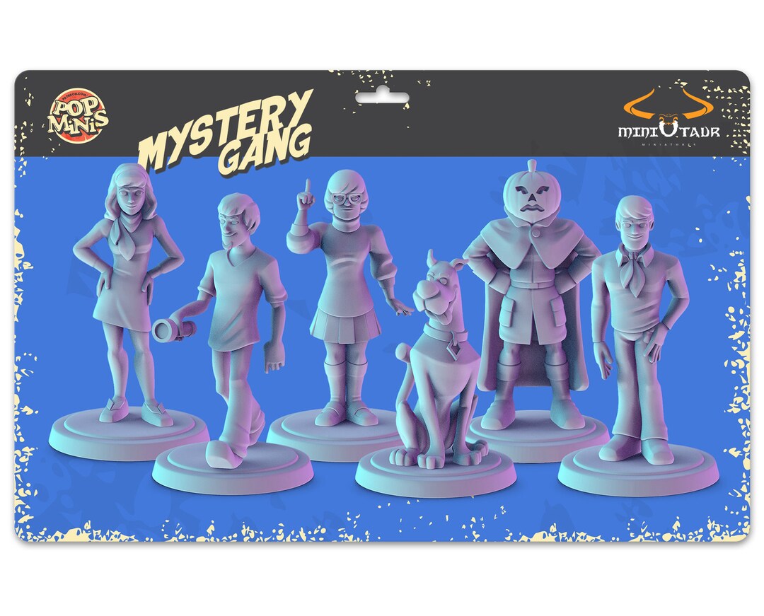 Mystery Gang 40mm Scale Miniatures Pop Minis - Etsy