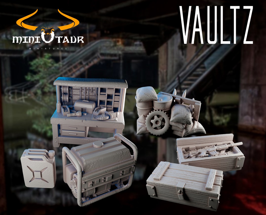 Props #2 - 32mm Scale - Vaultz - Etsy