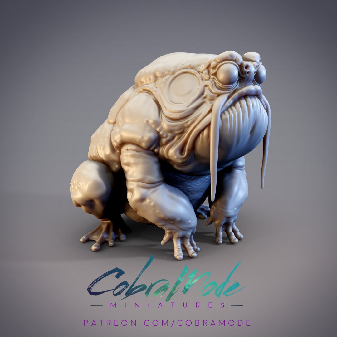 Numa No an Frog Monster (with Dnd 5ed. Stats) - Cobramode Miniatures - Etsy