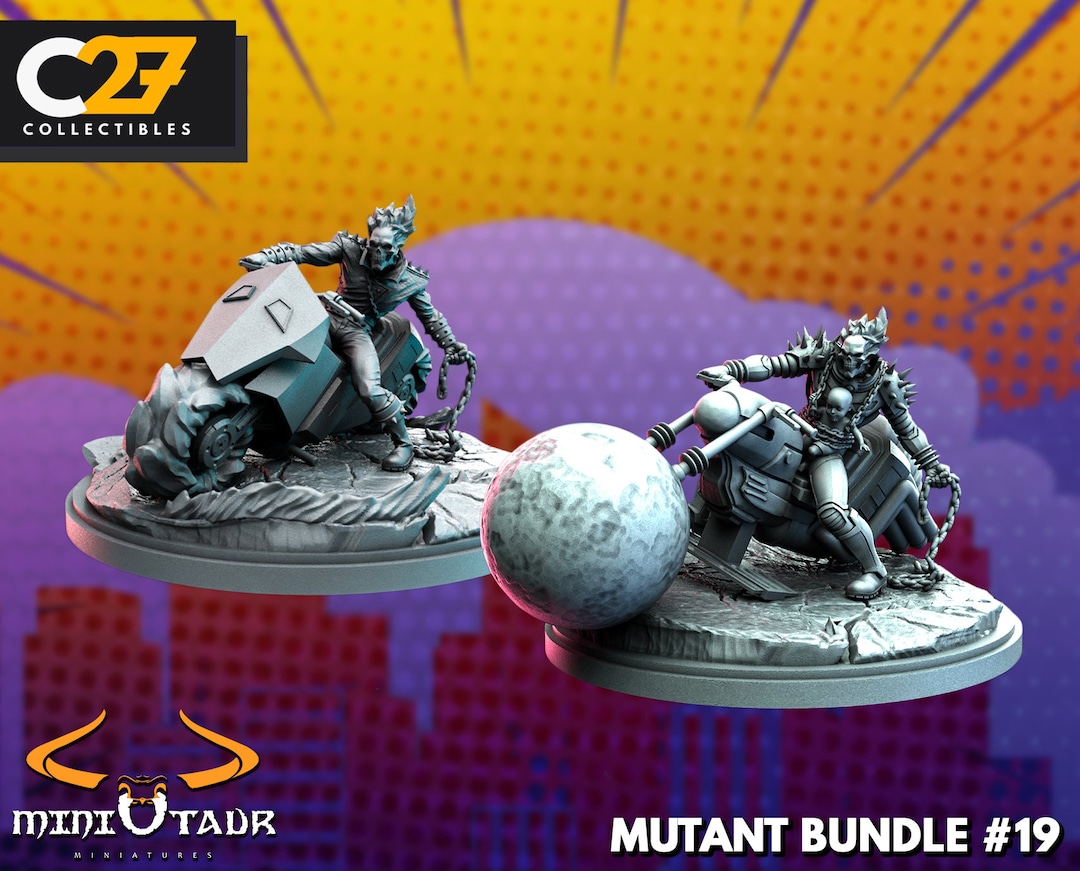 Mutant Bundle #19 - 40mm Scale - C27 Miniatures - Etsy