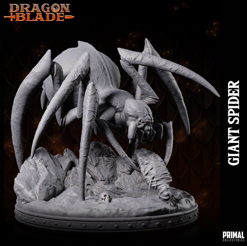 Dragon Blade Giant Spiders 32mm Scale Primal - Etsy