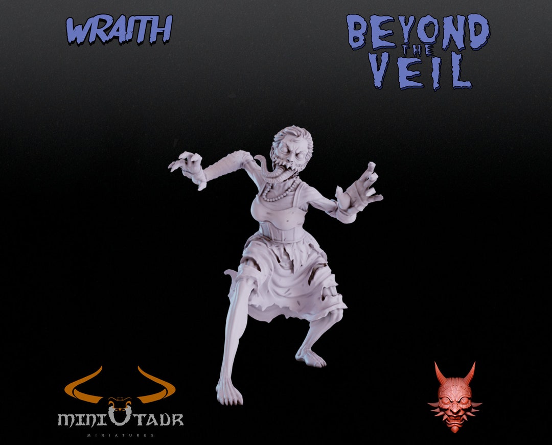 Wraith - 32mm Scale Miniature - Beyond the Veil - From ADAEVY CREATIONS ...