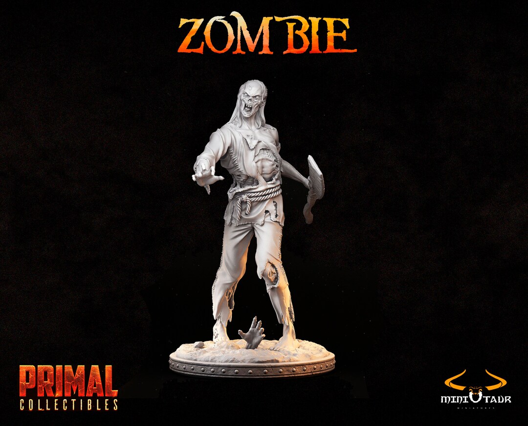 Zombie - 32mm Scale - Primal Collectibles - Etsy