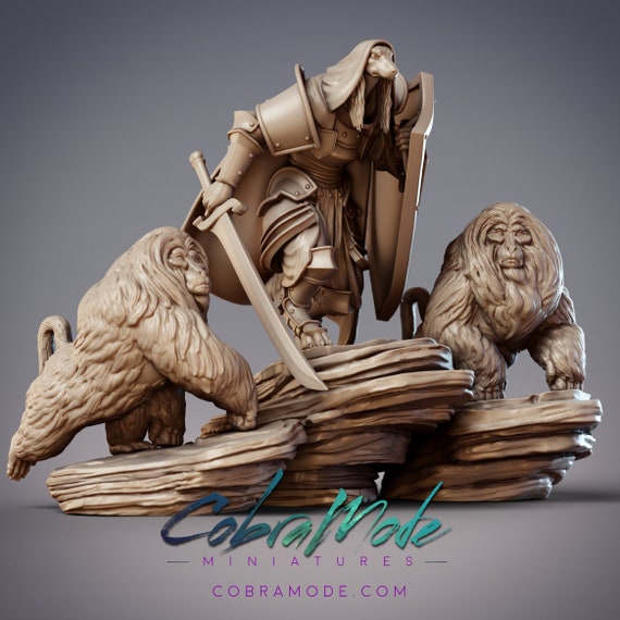 Berengar Okamian Canine Shock Knight With Attack Primates - Etsy