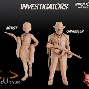 Investigators - 32mm Scale Miniature - Innsmouth Investigators - From ...