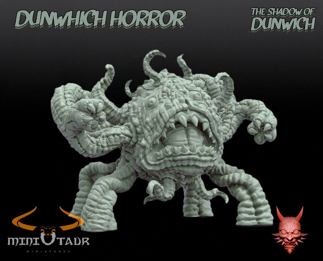 Dunwhich Horror- 32mm Scale Miniature - Acolytes of the Crawling Chaos ...