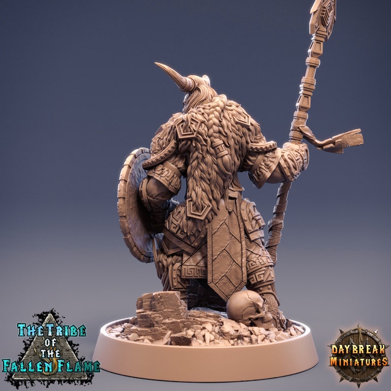 Geraia Stormspear the Tribe of the Fallen Flame 32mm/75mm - Etsy
