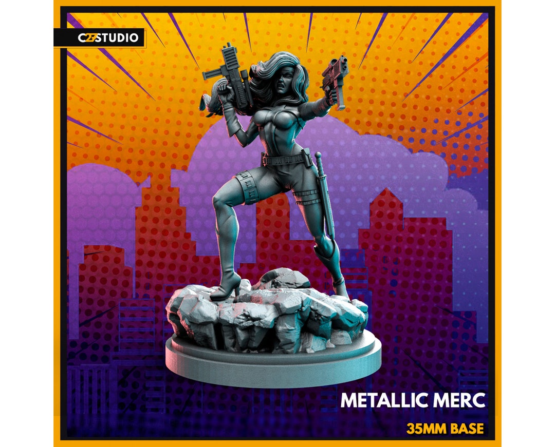 Metallic Merc 40mm Scale C27 Miniatures - Etsy