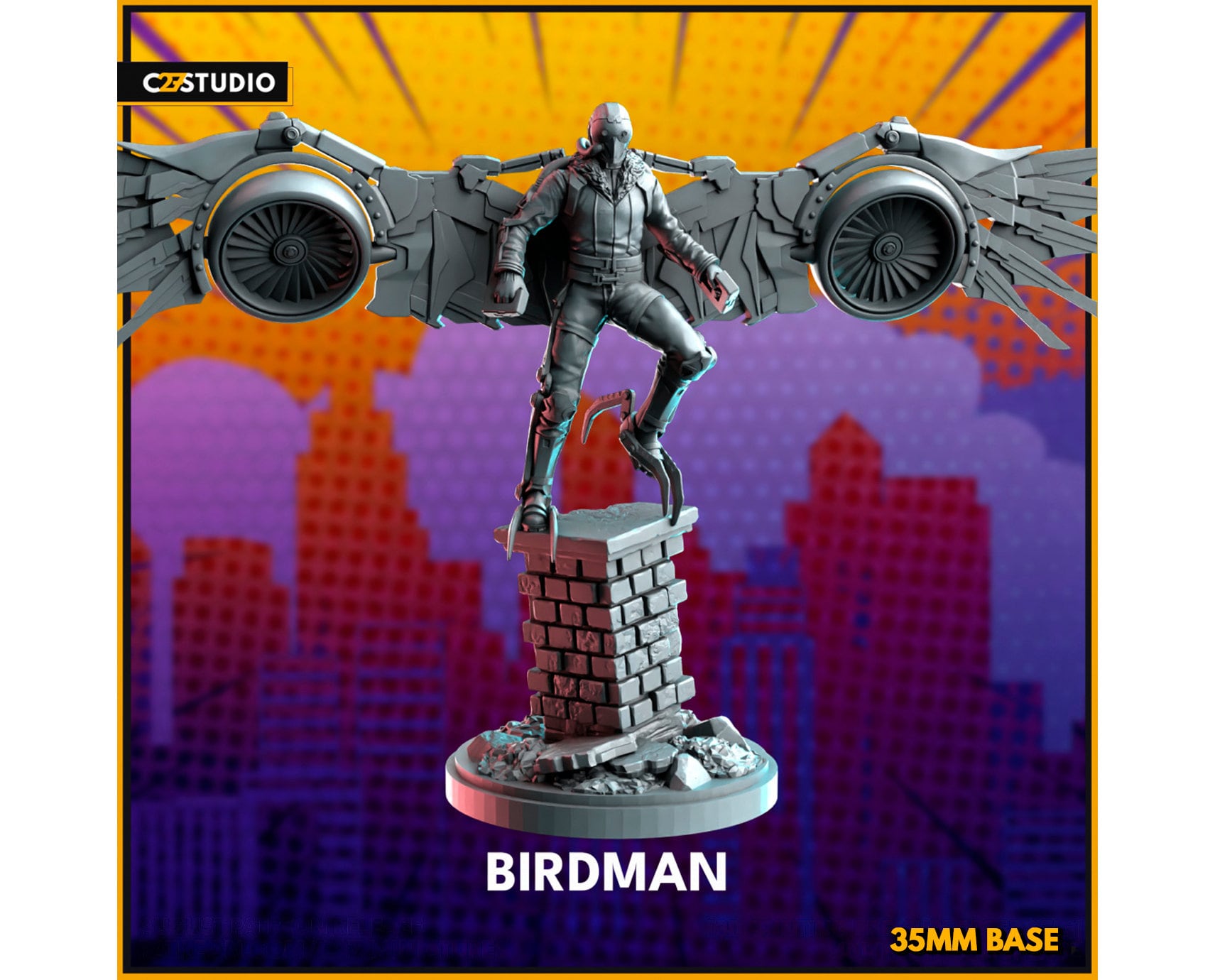 Birdman 40mm Scale C27 Miniatures - Etsy