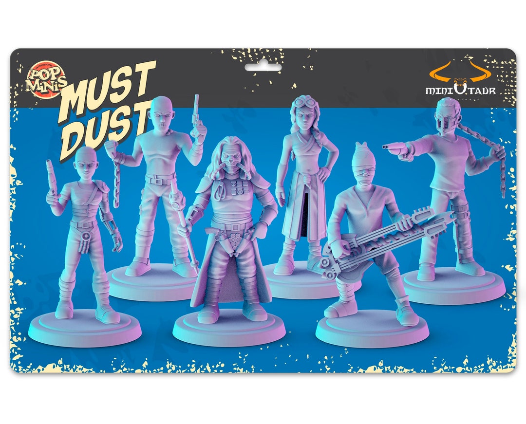 Must Dust 40mm Scale Miniatures Pop Minis - Etsy