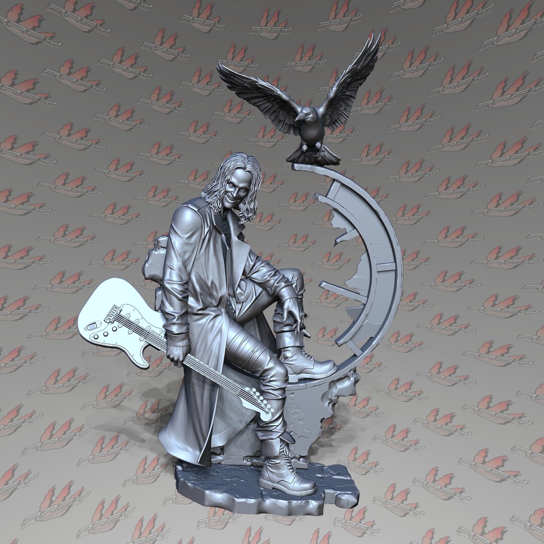 The Crow - Miniature 32mm / 75mm / 90mm - PREYCOLLECTIONSTUDIO - Etsy