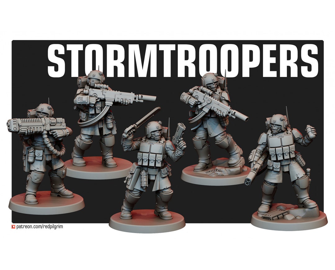 Stormtroopers - 28mm Scale - Red Pilgrim Miniatures - Etsy