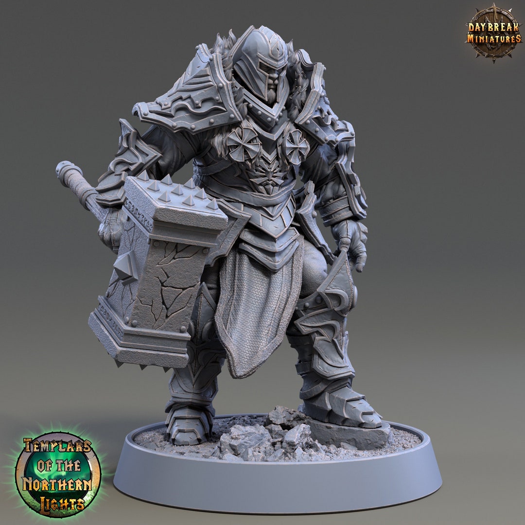Carl Saturno, Hammer of Aídín - Templars of the Northern Lights (32mm ...
