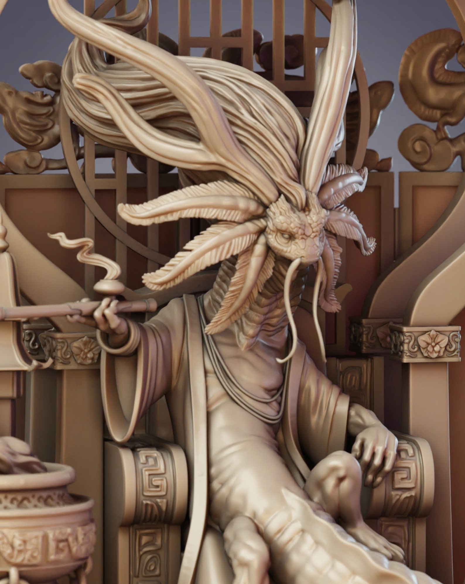 Katsuhito Ryujin of Smoke with Dnd 5ed. Stats Cobramode - Etsy