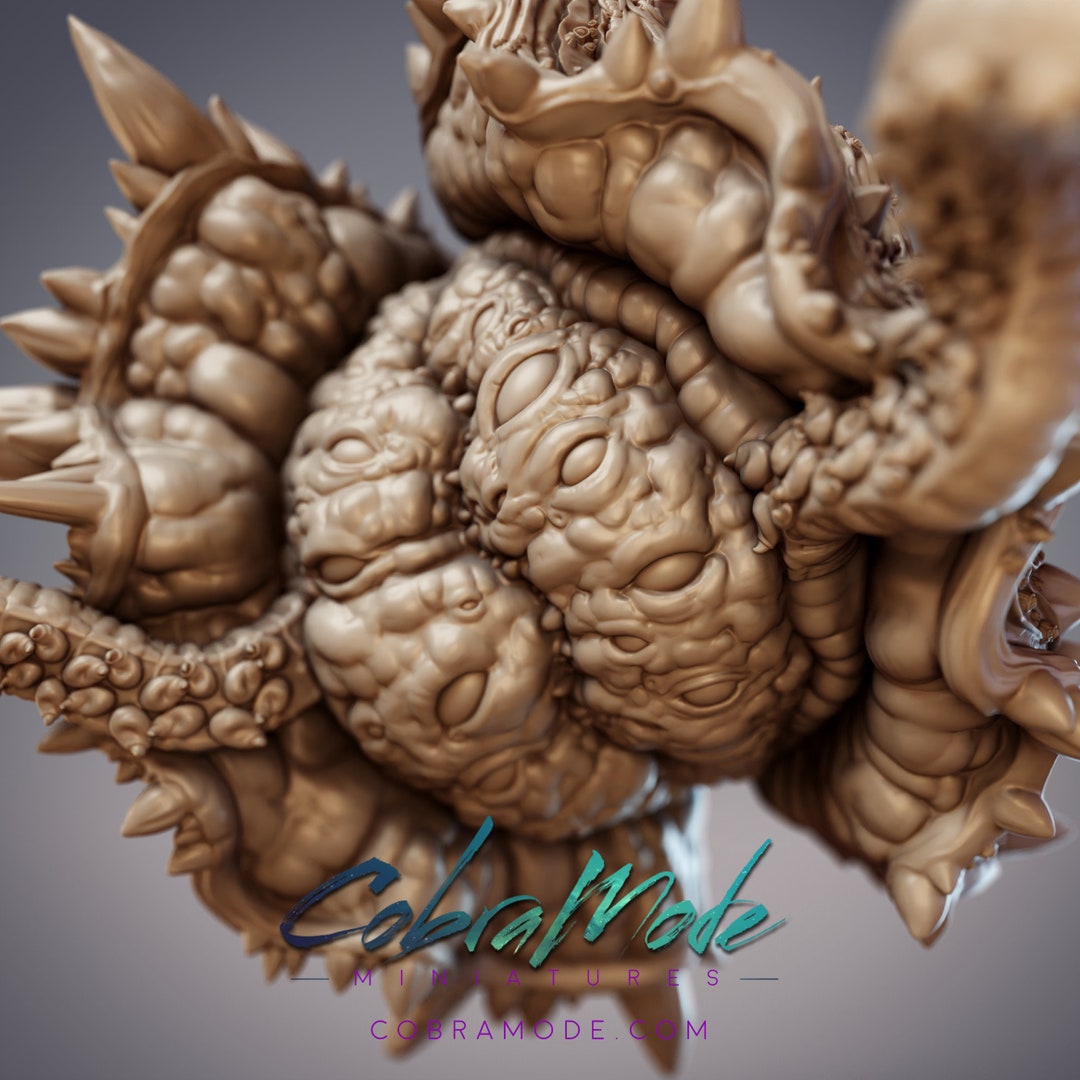 Sertap, Dire Clam God - 32mm Miniature - (with Dnd 5ed. Stats ...