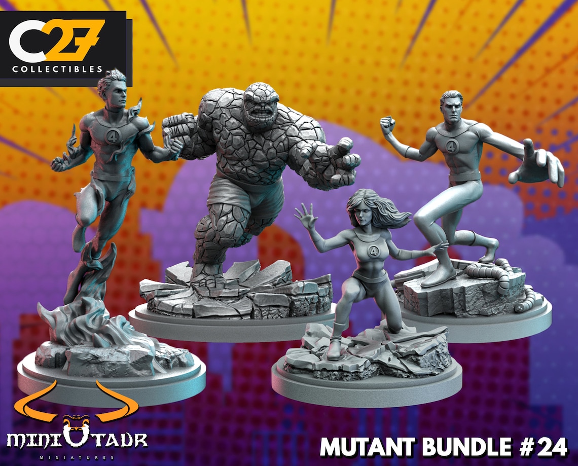 Mutant Bundle 24 40mm Scale C27 Miniatures - Etsy