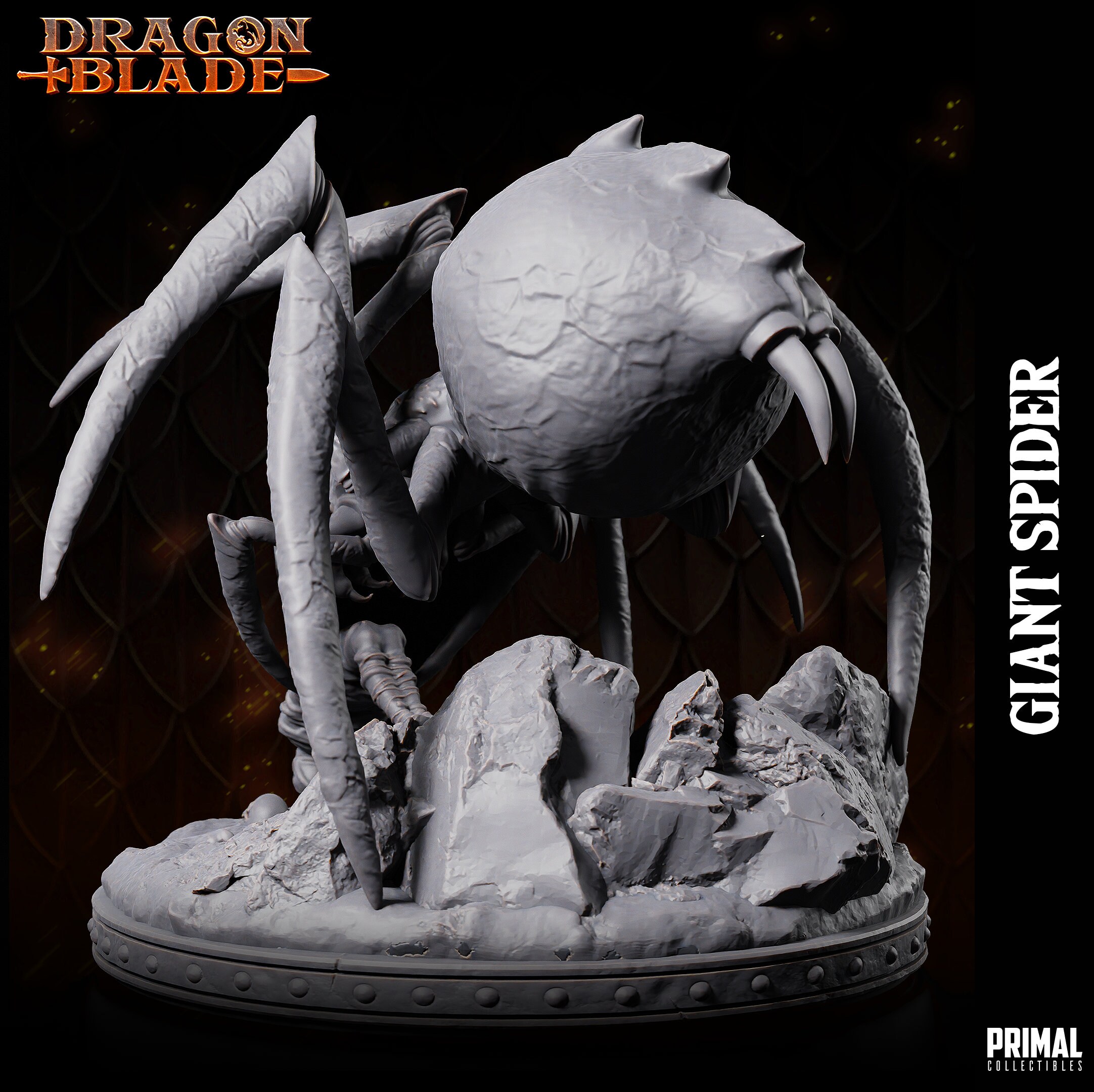 Dragon Blade Giant Spiders 32mm Scale Primal - Etsy