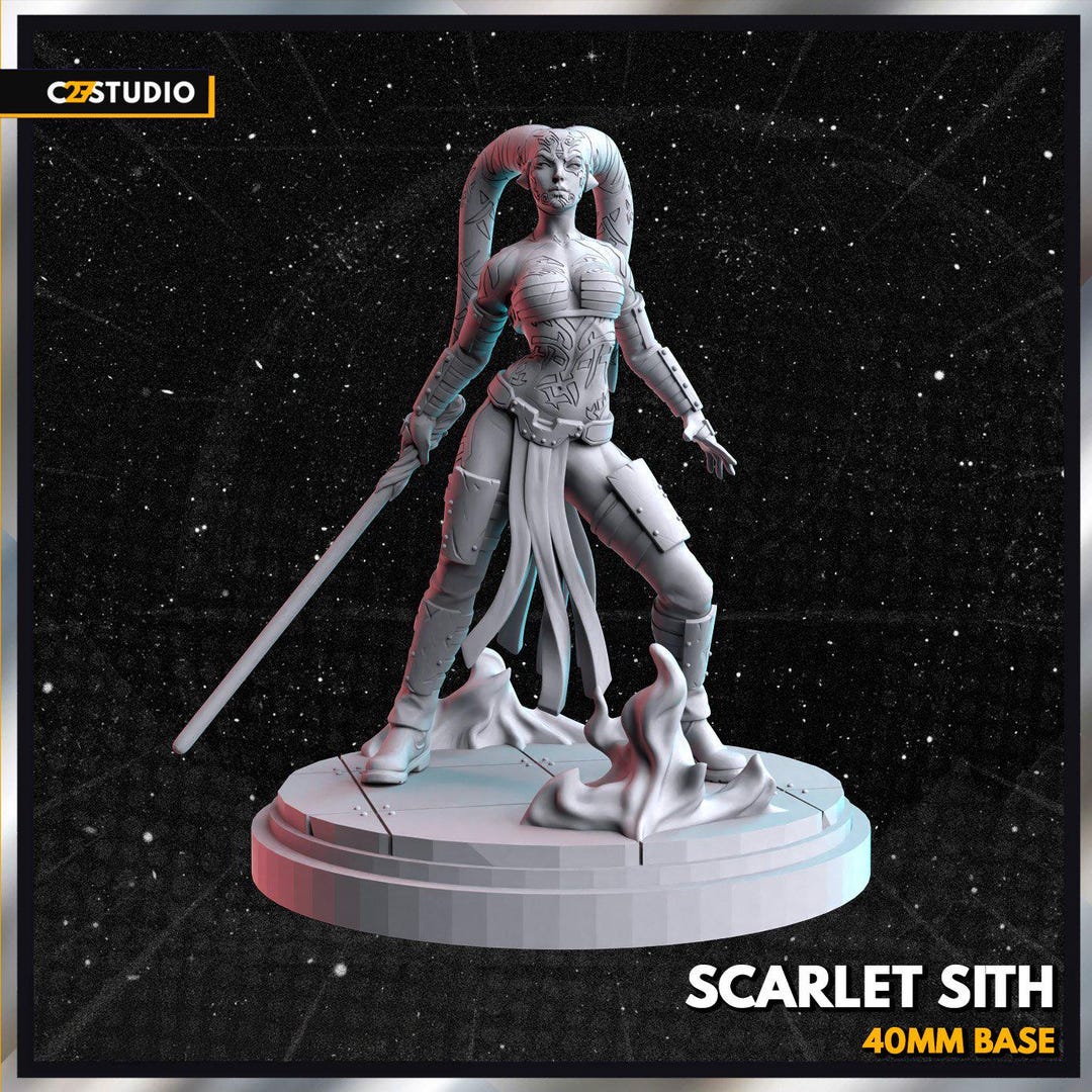 Scarlet Sith - 40mm Scale - C27 Miniatures - Etsy