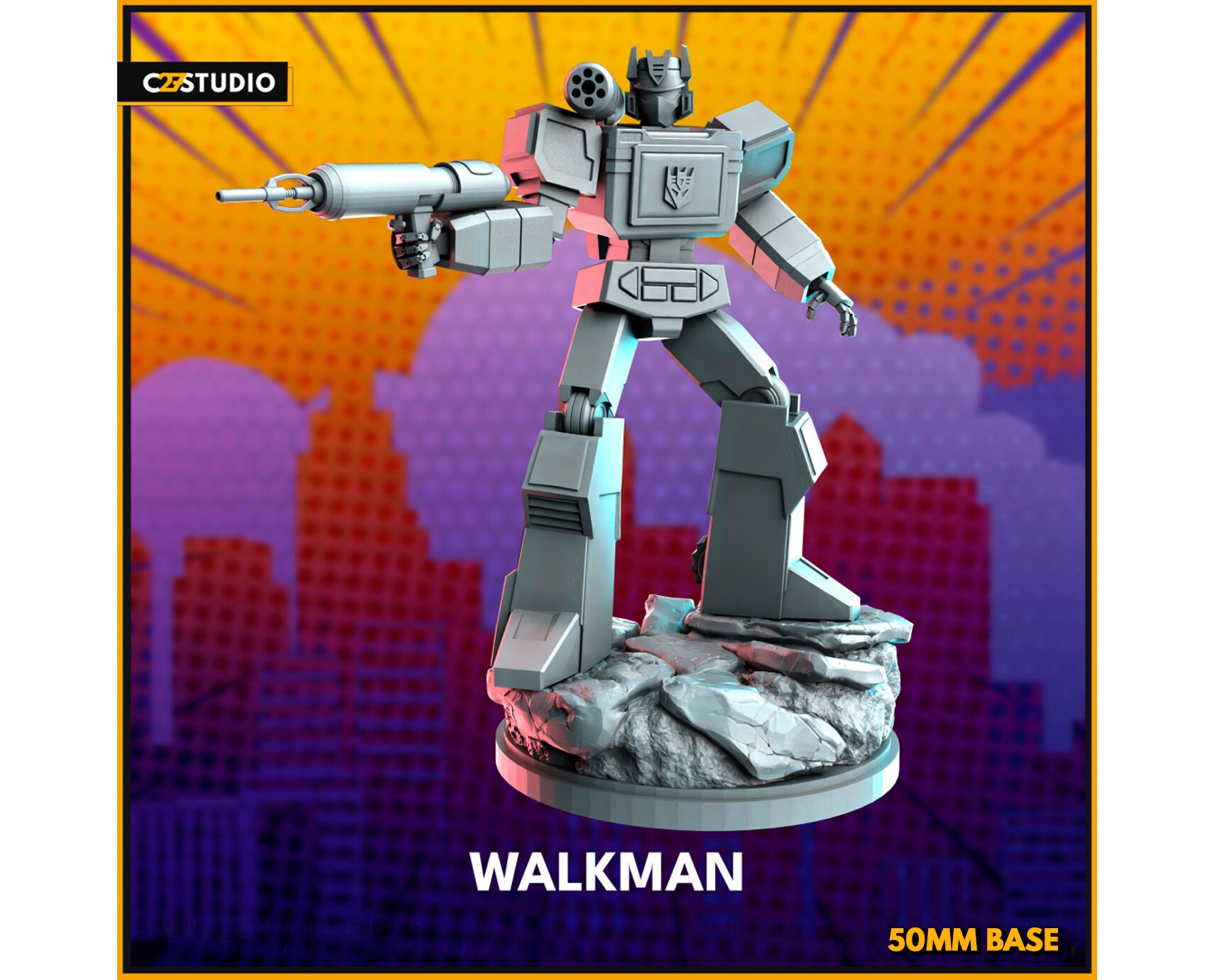 Walkman 40mm Scale C27 Miniatures - Etsy