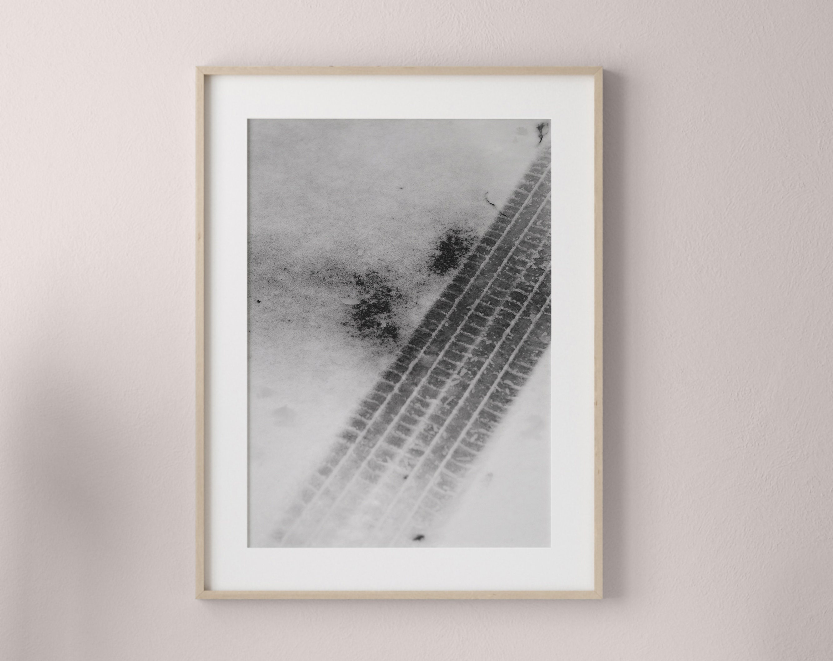 Printable Set Imprints in the Snow Winter Photography Abstract Graphic ...