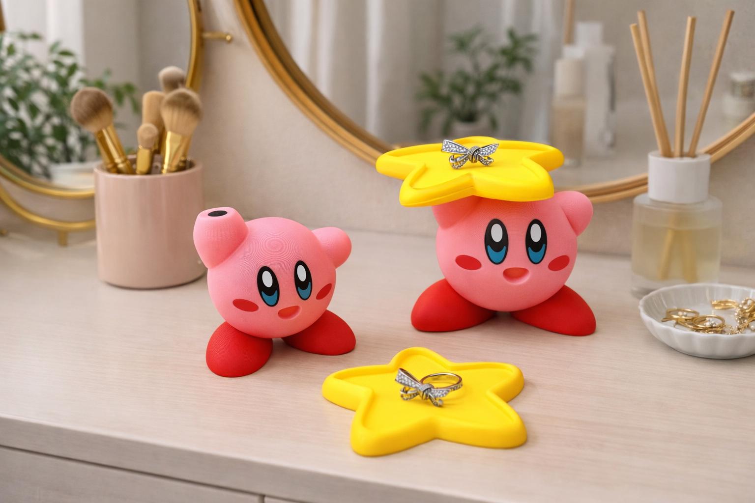 Kirby Warp Star Ring Holder| Kawaii Jewelry Tray& Desk Accessory ...