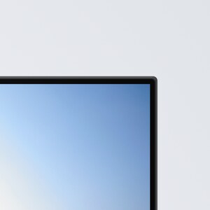 Desktop Monitor Mock up Template, Ratio 16:9, Realistic 3D Render ...