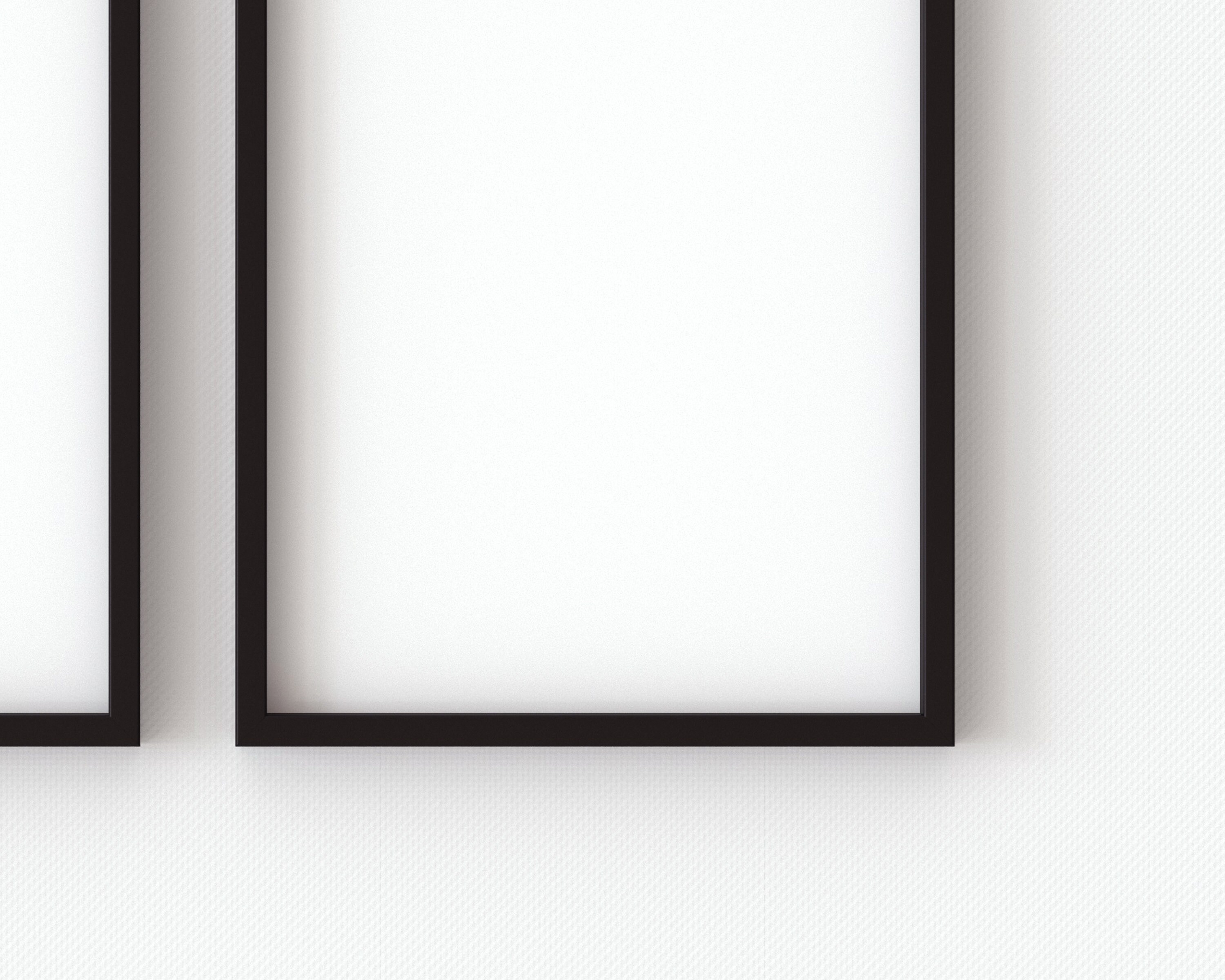 Two Frames Mockup A4 Ratio JPG PSD Smart Object Gallary | Etsy
