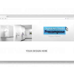 Web Browser Frame Mockup Set, Digital Template, PNG JPG PSD Smart ...