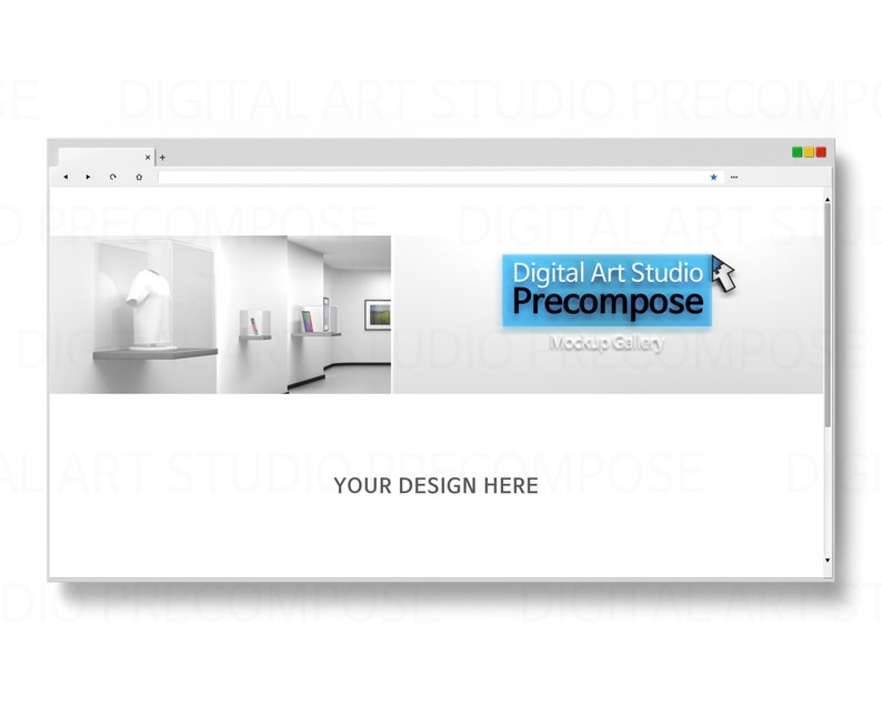Web Browser Frame Mockup Set Digital Template PNG JPG PSD - Etsy